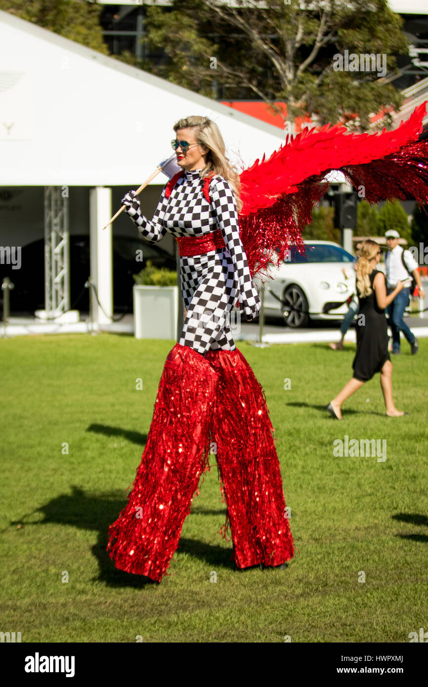 Melbourne, Australia. 23rd Mar, 2017. Some of the entertainment during ...