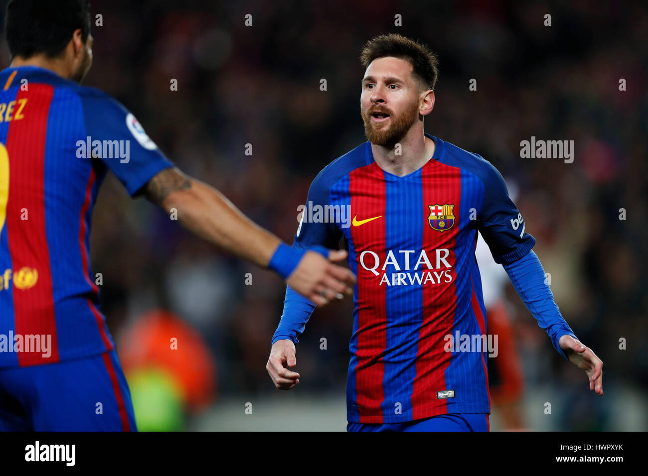 Barcelona, Spain. Credit: D. 19th Mar, 2017. Lionel Messi (Barcelona ...