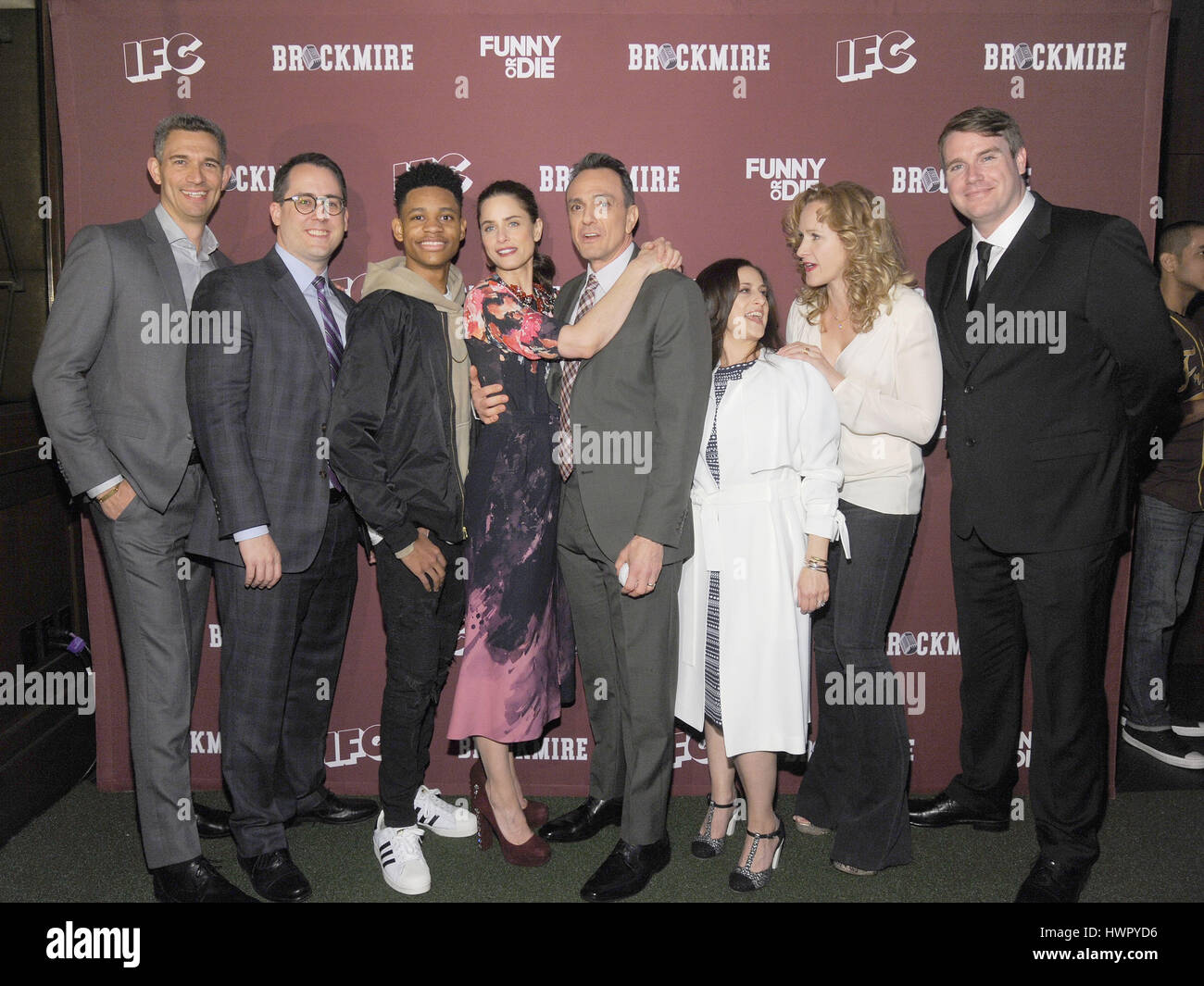 New York, USA. 22nd March, 2017. Joe Farrell, Tyrel Jackson Williams ...