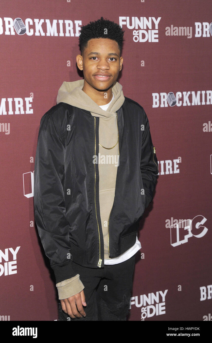New York, USA. 22nd March, 2017. Tyrel Jackson Williams attends the ...