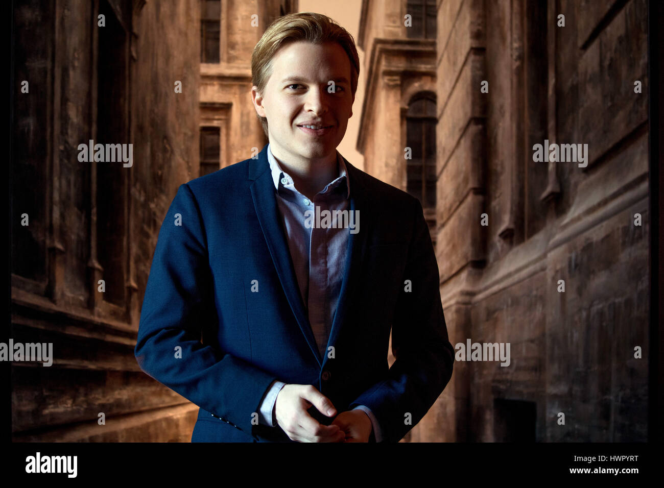 Berlin, Germany. 22nd Mar, 2017. The US journalist Ronan Farrow during ...