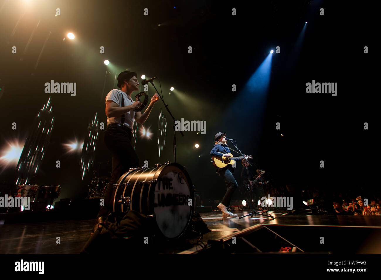 Wesley schultz of the american rock folk band the lumineers hi-res ...