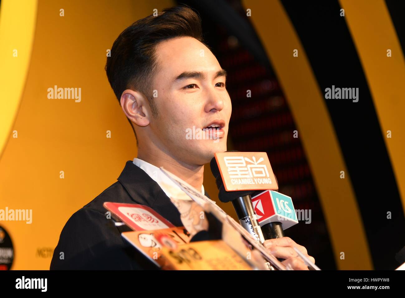 Shanghai, China. 22nd Mar, 2017. Ethan Ruan attends Tour de France ...