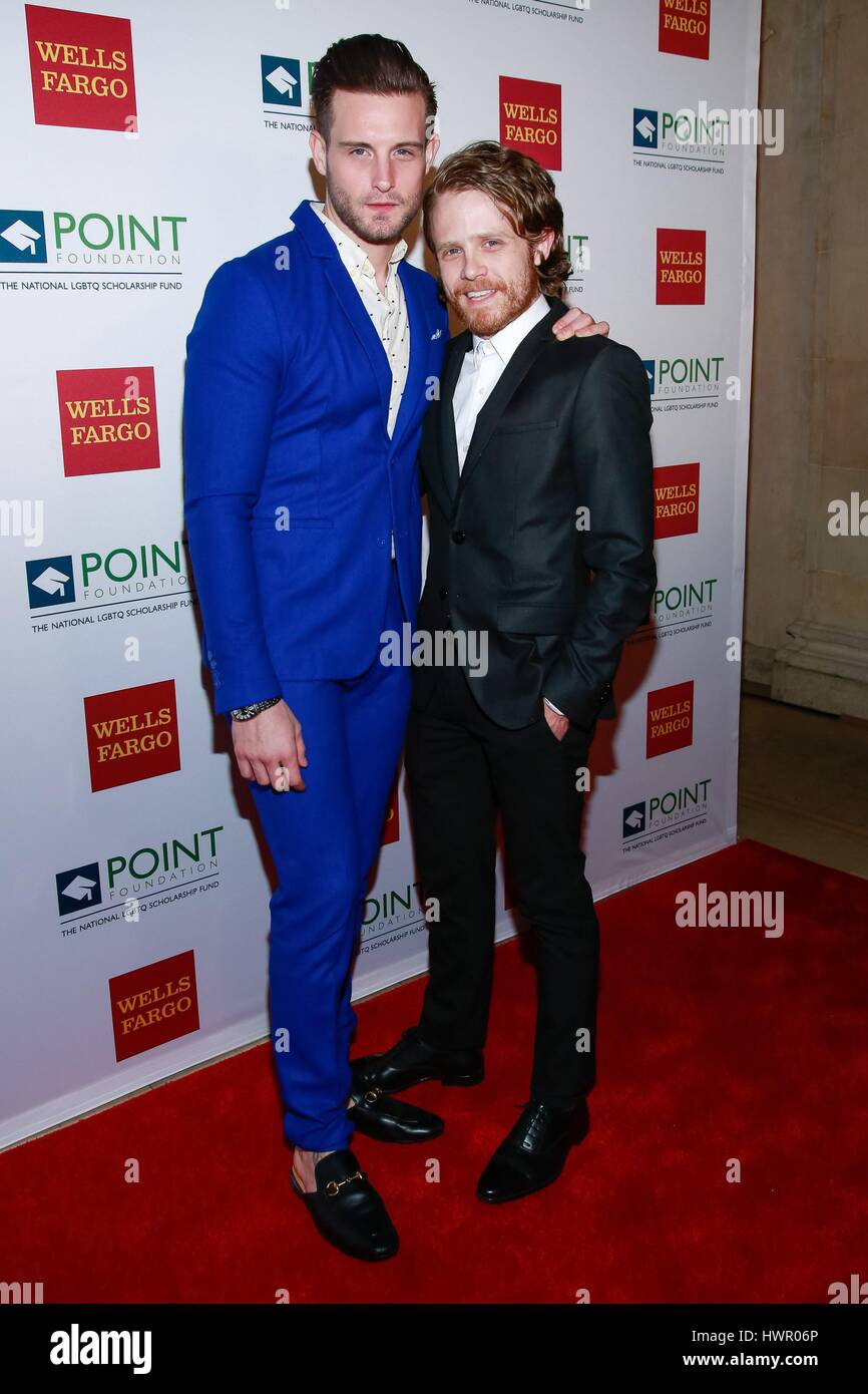 New York, NY, USA. 3rd Apr, 2017. Nico Tortorella, Ian Daniel at ...
