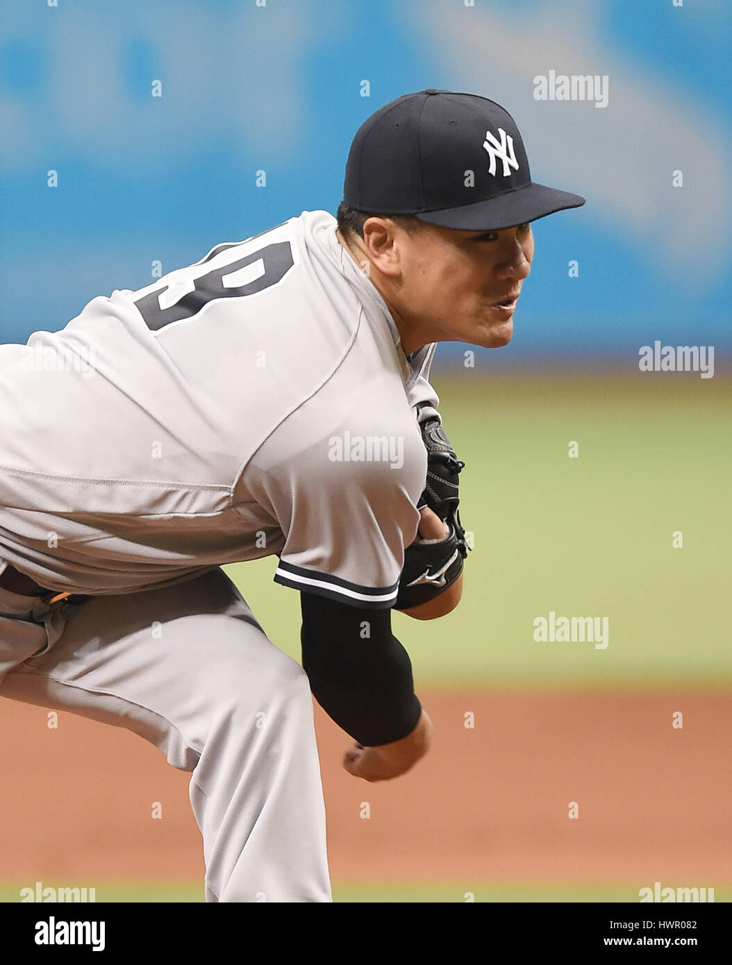 St. Petersburg, Florida, USA. 2nd Apr, 2016. Masahiro Tanaka (Yankees) MLB : New York Yankees ...