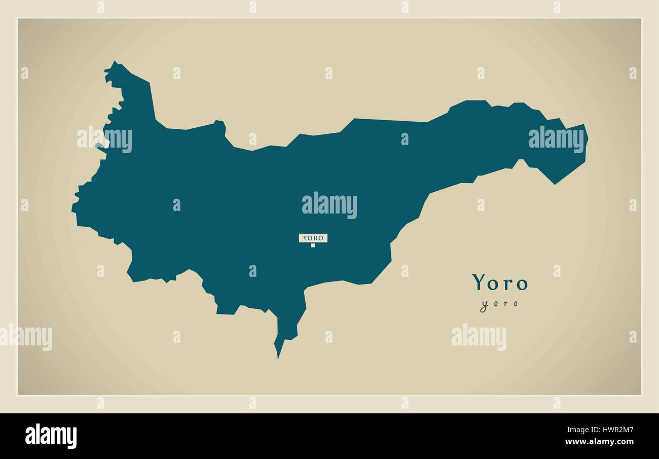 Map of yoro hi-res stock photography and images - Alamy
