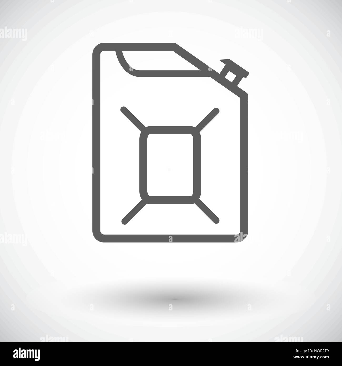 Gas Containers. Single flat icon on white background. Vector ...