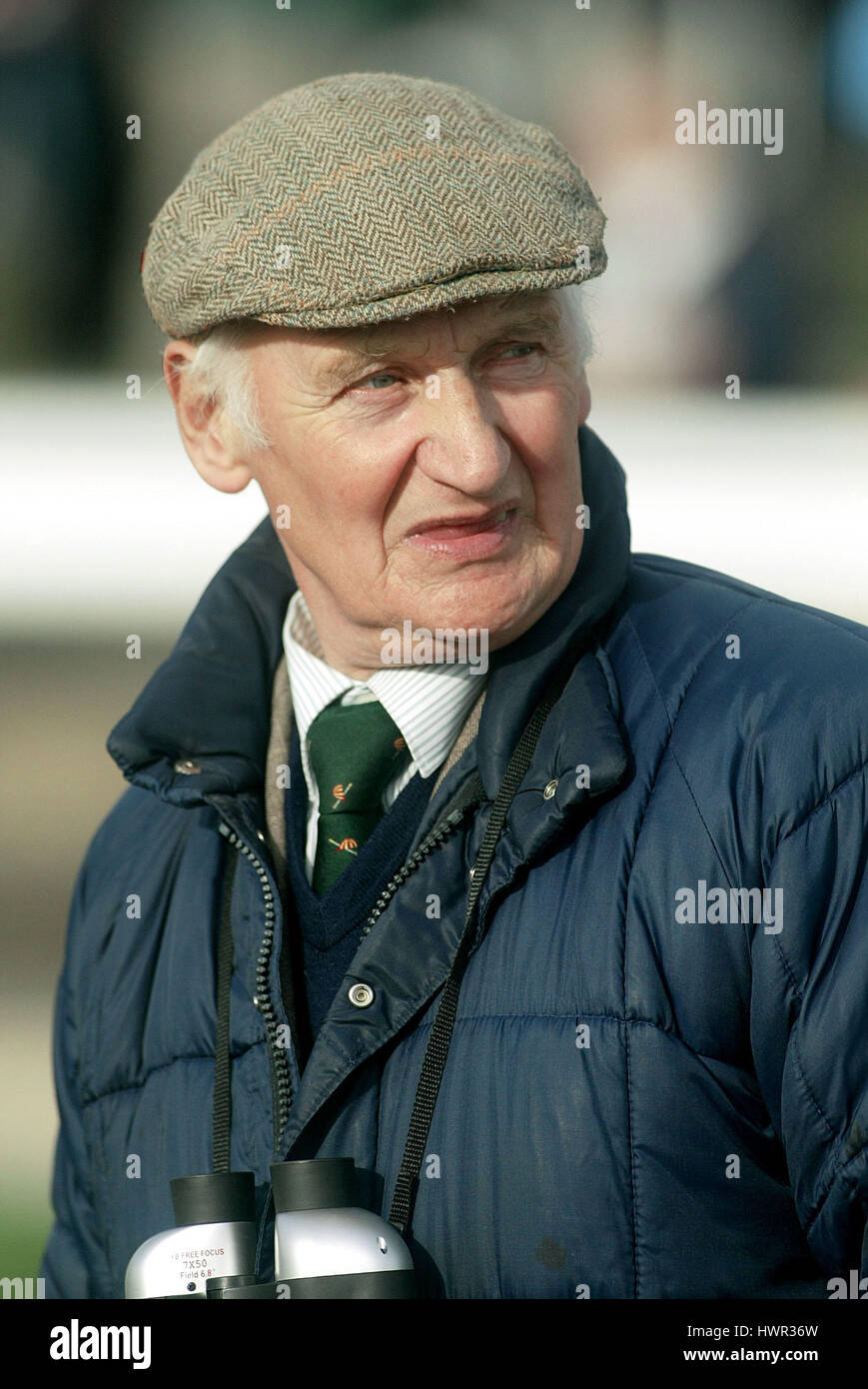 NORMAN WAGGOTT RACE HORSE TRAINER WETHERBY RACECOARSE WETHERBY ENGLAND ...