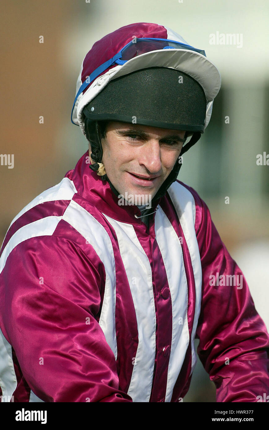 BRIAN HARDING JOCKEY WETHERBY RACECOARSE WETHERBY ENGLAND 15 October ...