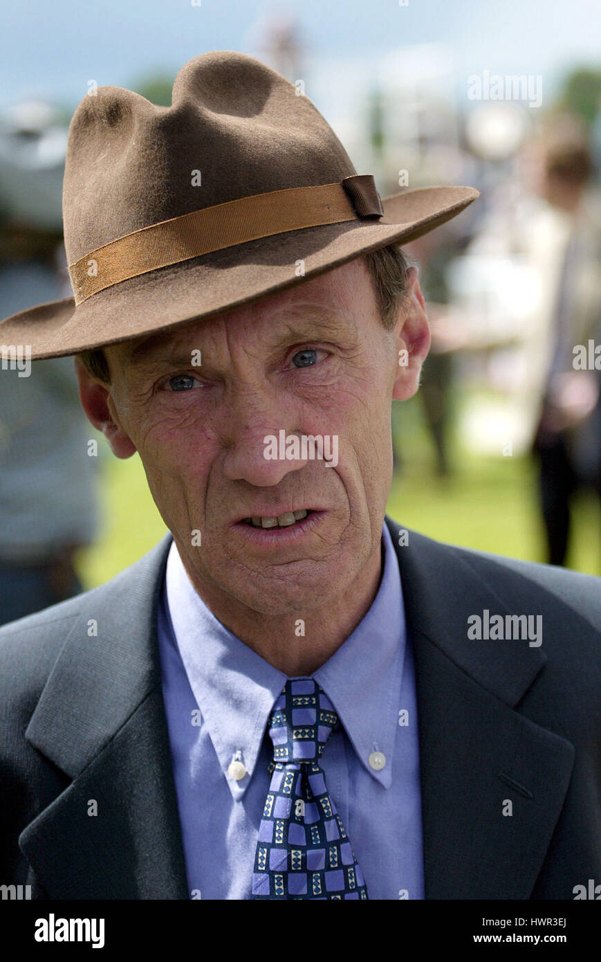 JOHN BALDING RACE HORSE TRAINER 14 May 2003 Stock Photo - Alamy