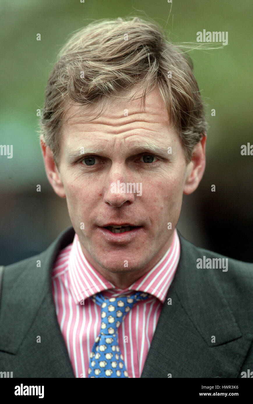 MICHAEL BELL RACE HORSE TRAINER NEWMARKET RACECOURSE ENGLAND 03 May ...