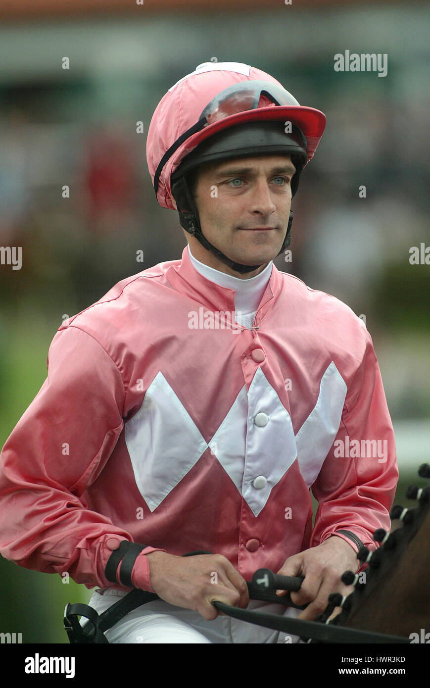 THEIRRY THULLIEZ JOCKEY NEWMARKET RACECOURSE ENGLAND 03 May 2003 Stock ...