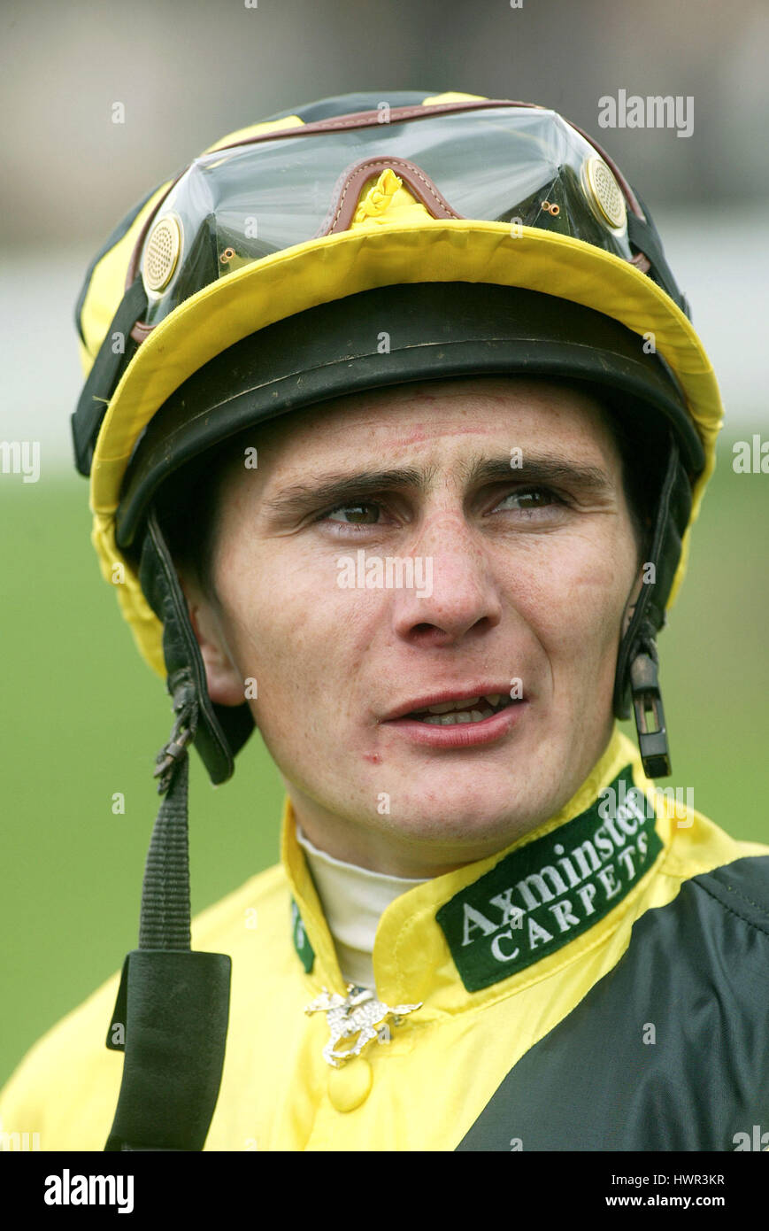 PAUL DOE JOCKEY NEWMARKET RACECOURSE ENGLAND 03 May 2003 Stock Photo ...