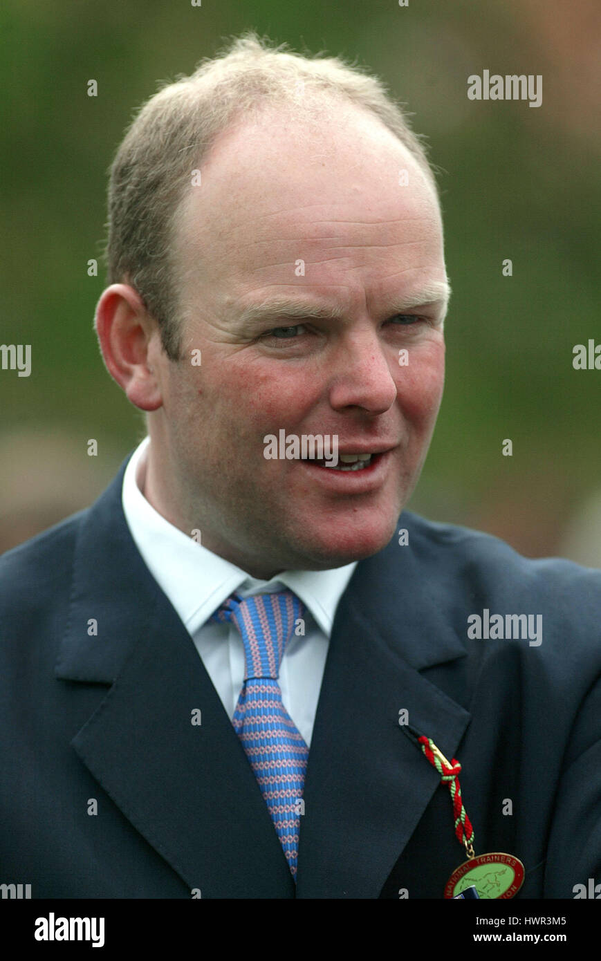 DAVID LODER RACE HORSE TRAINER NEWMARKET RACECOURSE ENGLAND 03 May 2003 ...