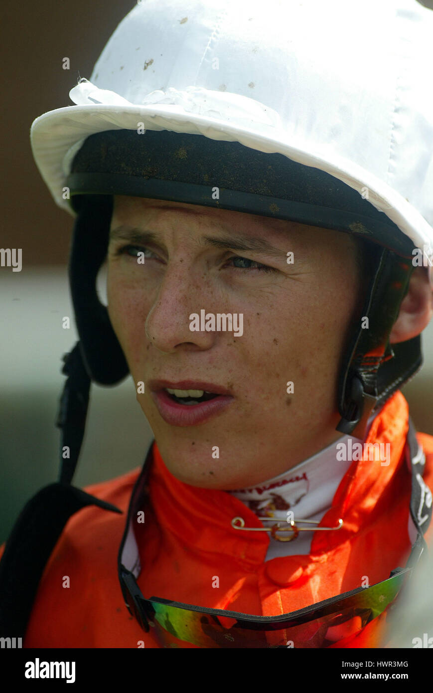 EDWARD AHERN JOCKEY NEWMARKET RACECOURSE ENGLAND 03 May 2003 Stock ...