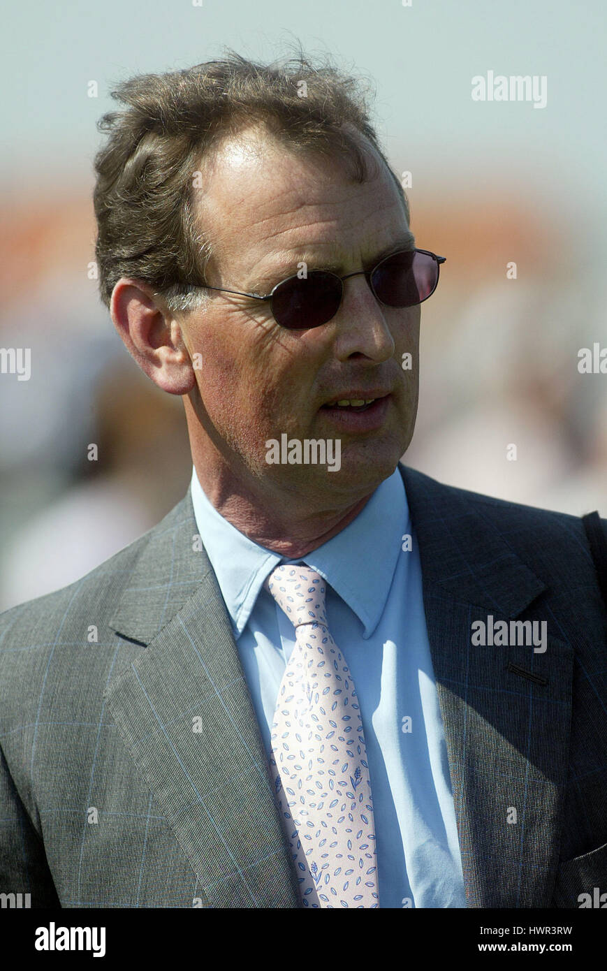 ROGER CHARLTON RACE HORSE TRAINER NEWMARKET ENGLAND 16 April 2003 Stock ...