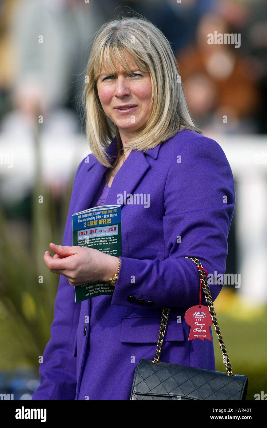 LINDA PERRATT RACE HORSE TRAINER DONCASTER RACECOURSE DONCASTER 21 ...
