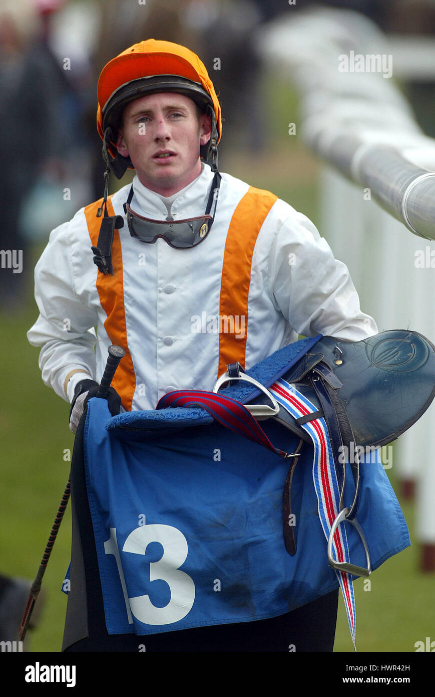 PAUL HANAGAN JOCKEY DONCASTER RACECOURSE DONCASTER 20 March 2003 Stock ...
