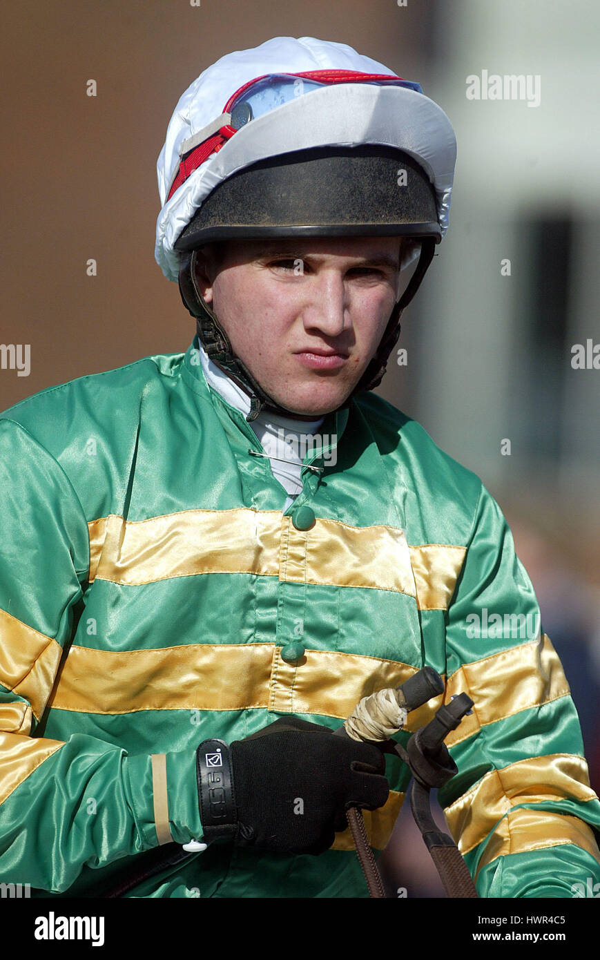 ELLIOT COOPER JOCKEY WETHERBY RACECOARSE WETHERBY ENGLAND 06 March 2003 ...