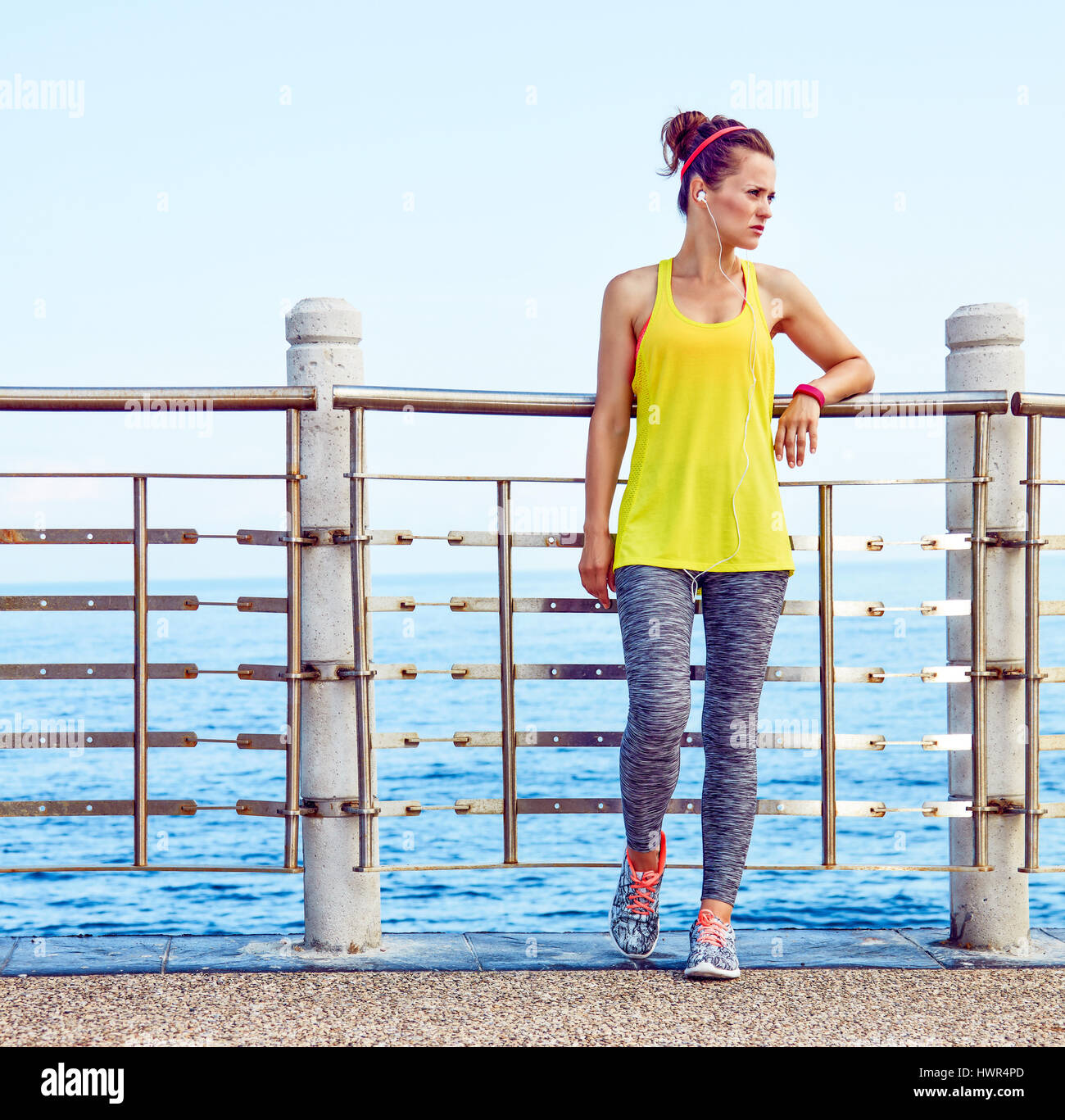 Look Good, Feel great! Full length portrait of young woman in fitness ...