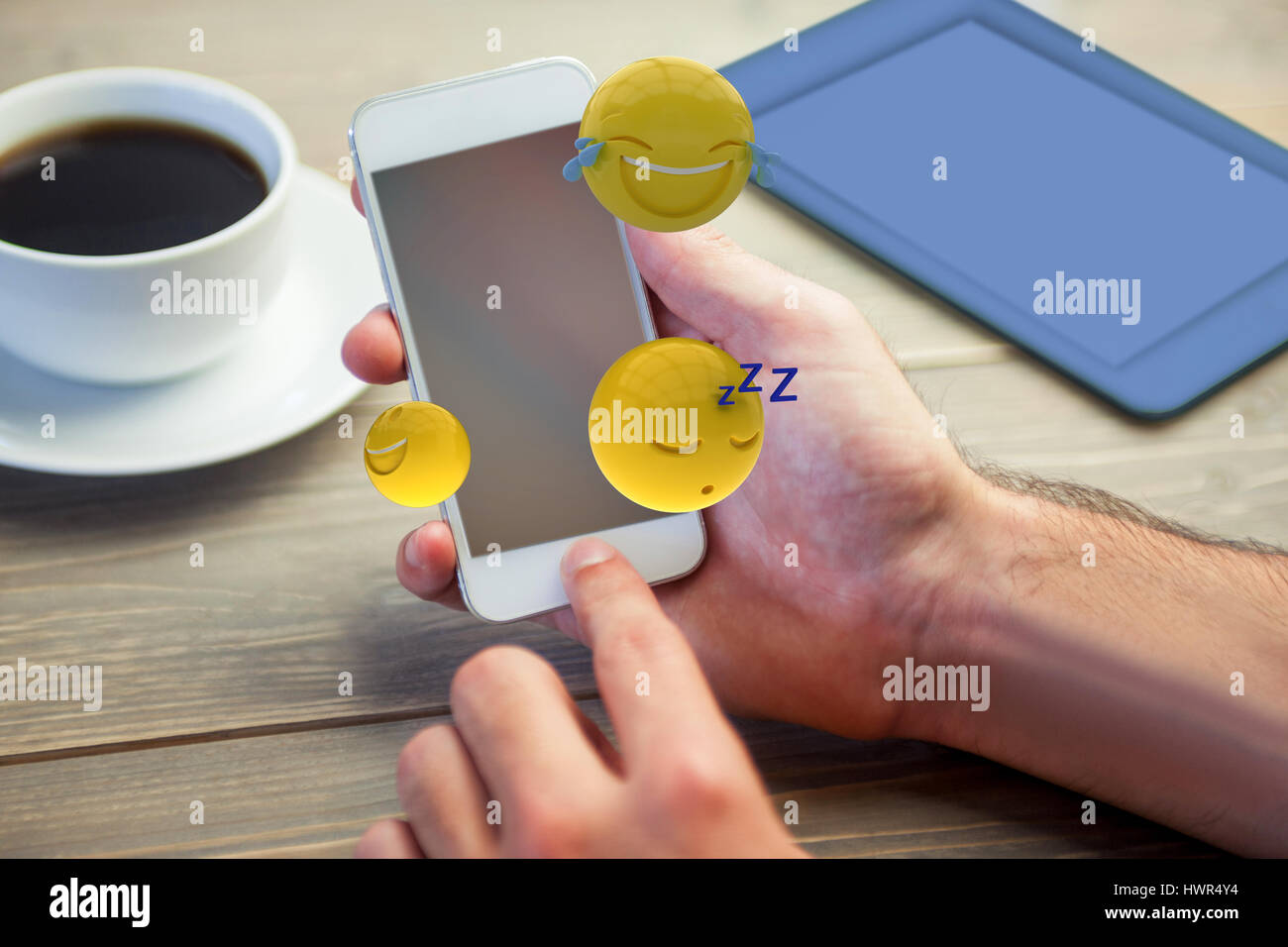 Basic emoticon hi-res stock photography and images - Alamy