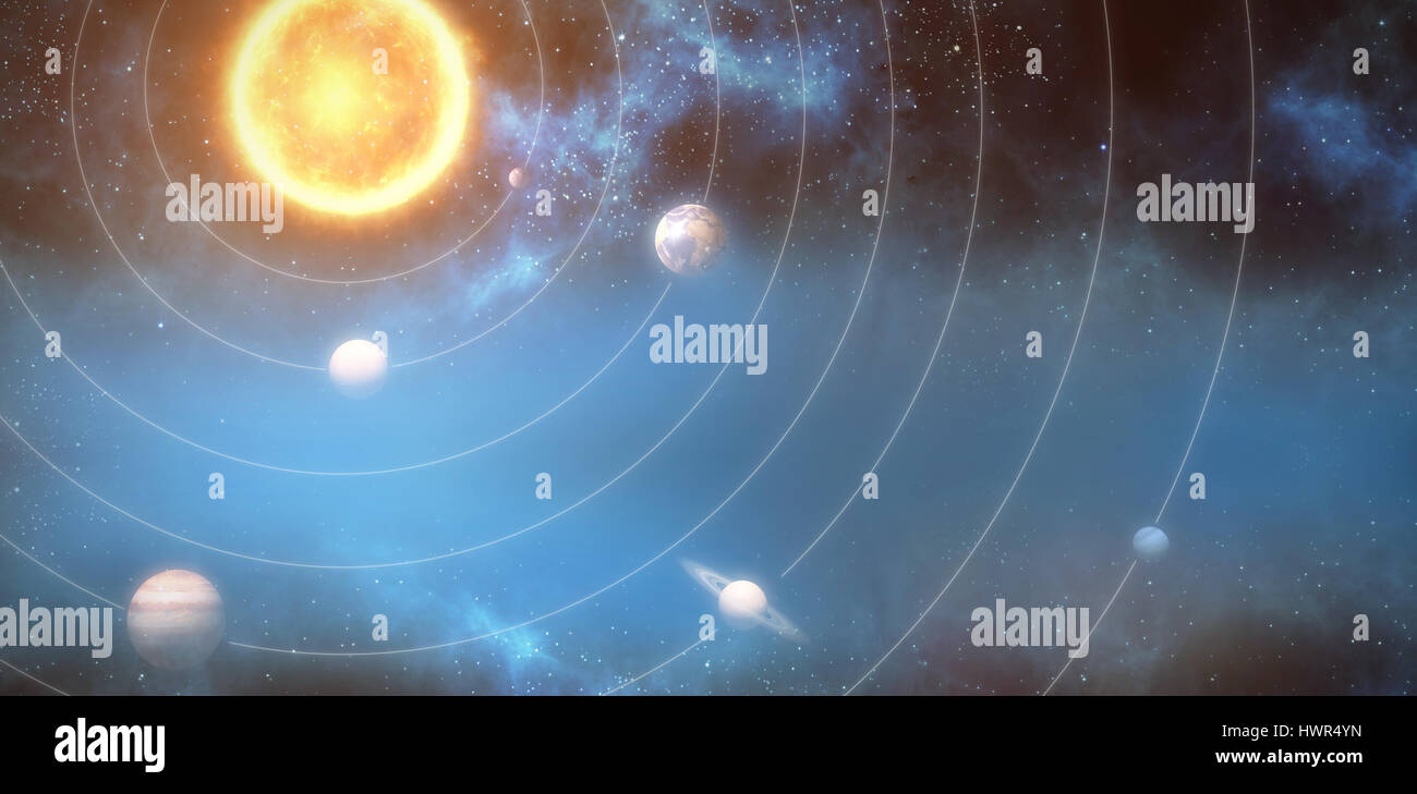 Solar System Planets White Background High Resolution Stock Photography ...
