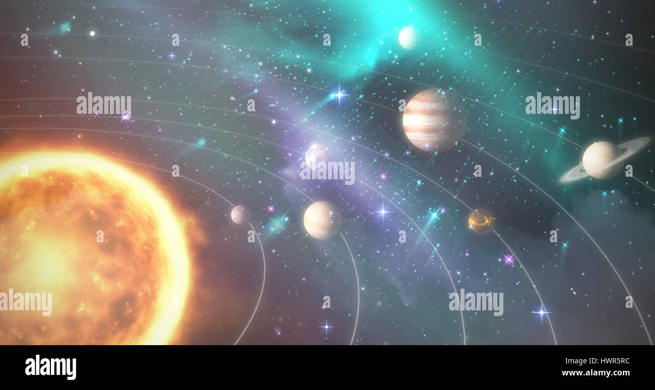 Solar System Planets White Background High Resolution Stock Photography ...