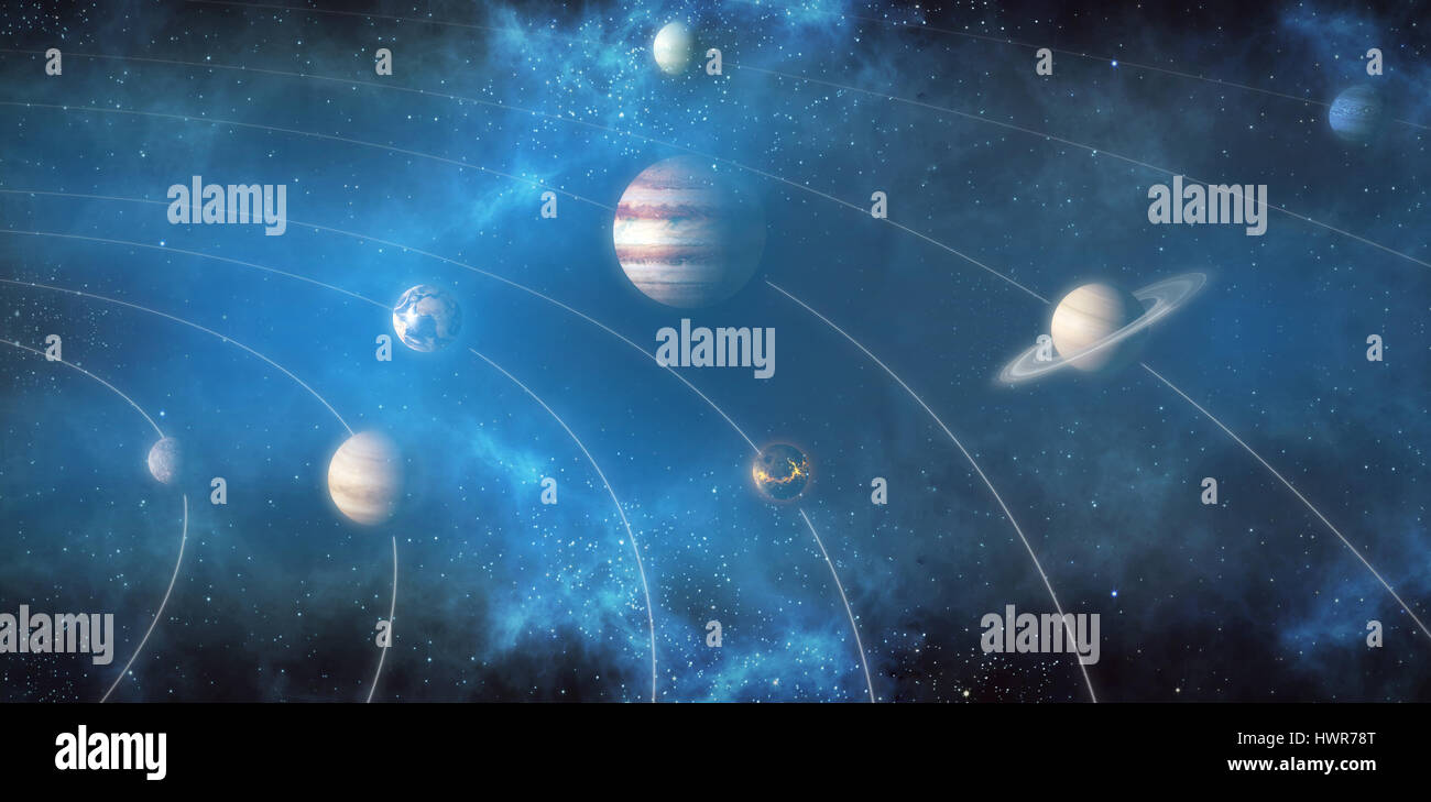 Solar System Planets White Background High Resolution Stock Photography ...