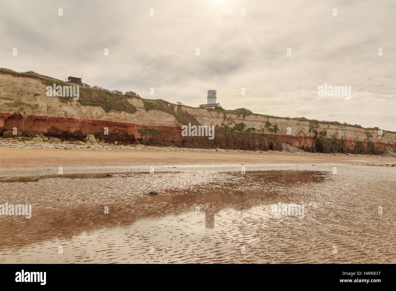 HUNSTANTON, ENGLAND - MARCH 10: Old Hunstanton Lighthouse (now a ...