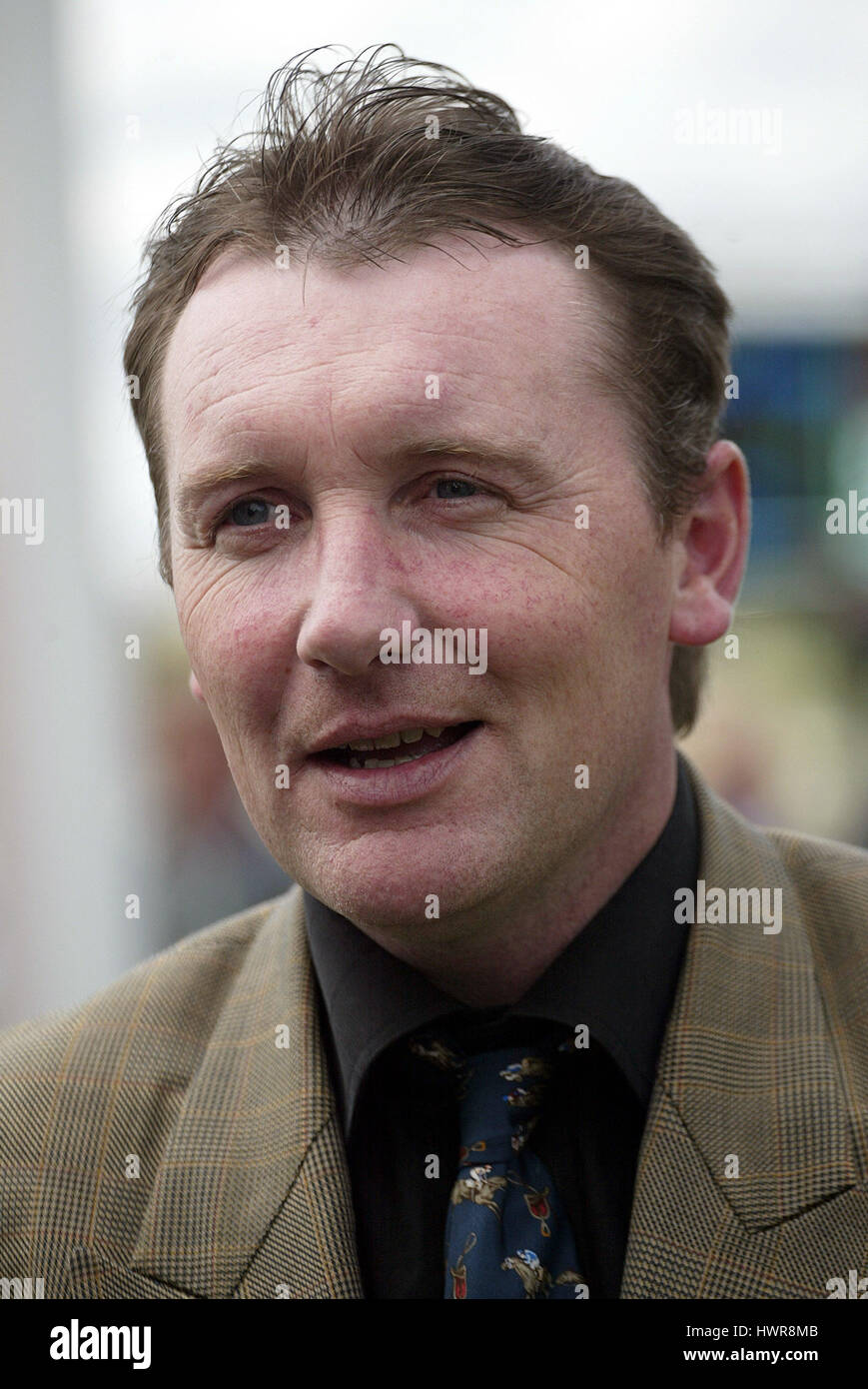 DAVID FLOOD RACE HORSE TRAINER YORK RACECOURSE YORK ENGLAND 15 May 2005 ...