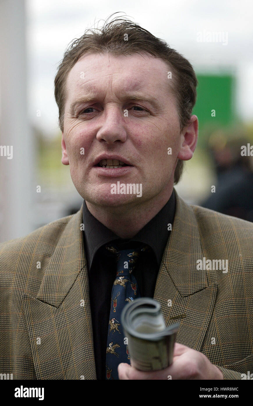 DAVID FLOOD RACE HORSE TRAINER YORK RACECOURSE YORK ENGLAND 15 May 2005 ...
