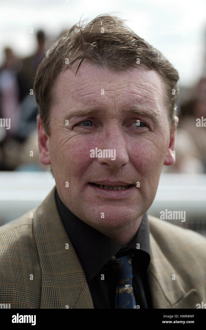 DAVID FLOOD RACE HORSE TRAINER YORK RACECOURSE YORK ENGLAND 15 May 2005 ...