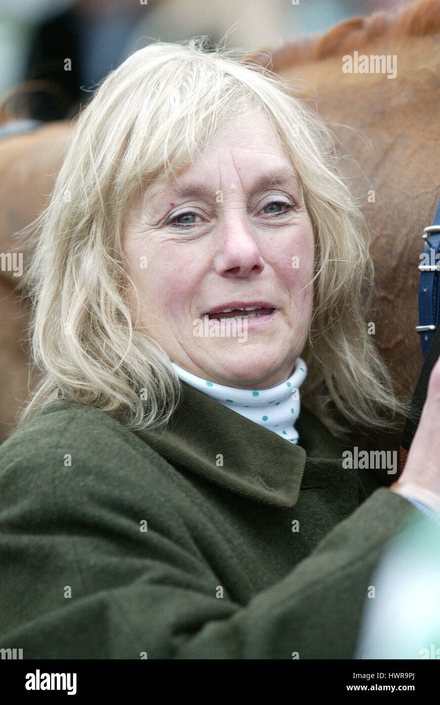 PAMELA SLY RACE HORSE TRAINER WETHERBY RACECOARSE WETHERBY ENGLAND 04 ...