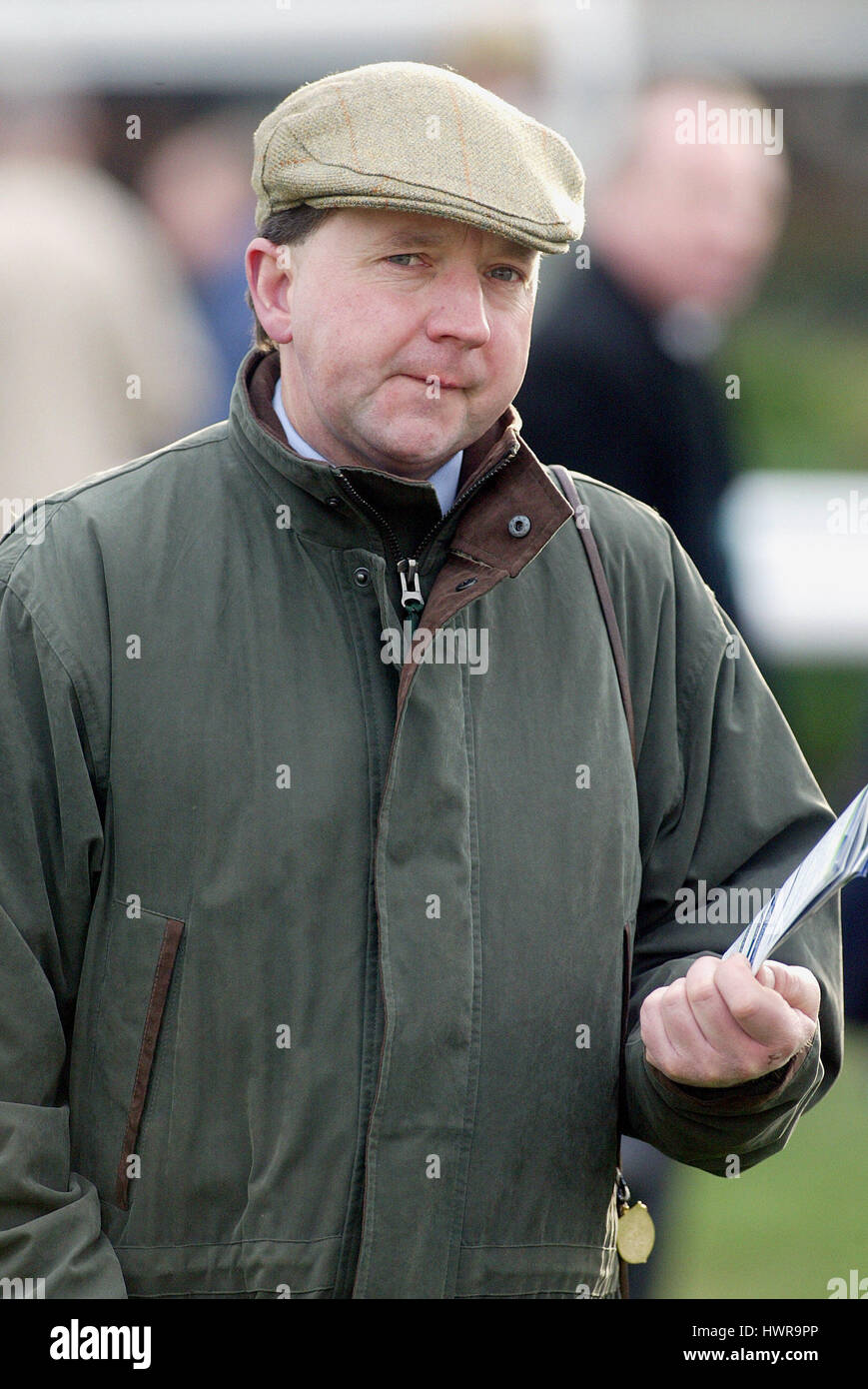 TIM EASTERBY RACE HORSE TRAINER WETHERBY RACECOARSE WETHERBY ENGLAND 04 ...