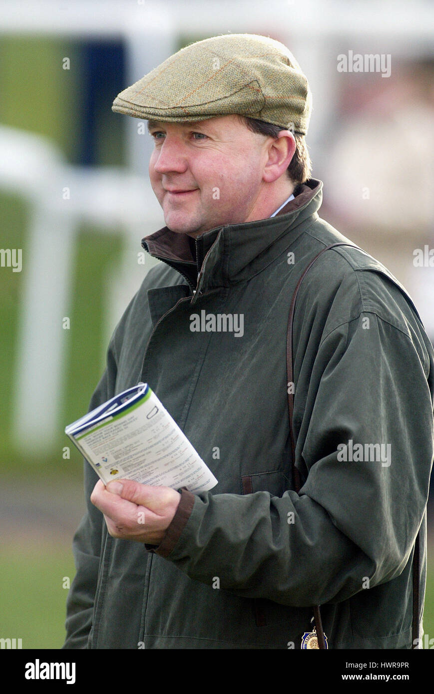 TIM EASTERBY RACE HORSE TRAINER WETHERBY RACECOARSE WETHERBY ENGLAND 04 ...