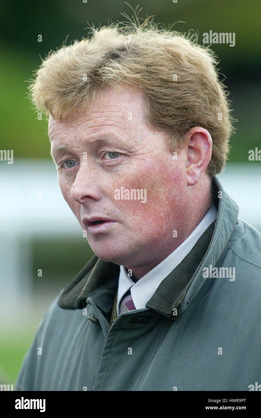 BRIAN ROTHWELL RACE HORSE TRAINER WETHERBY RACECOARSE WETHERBY ENGLAND ...