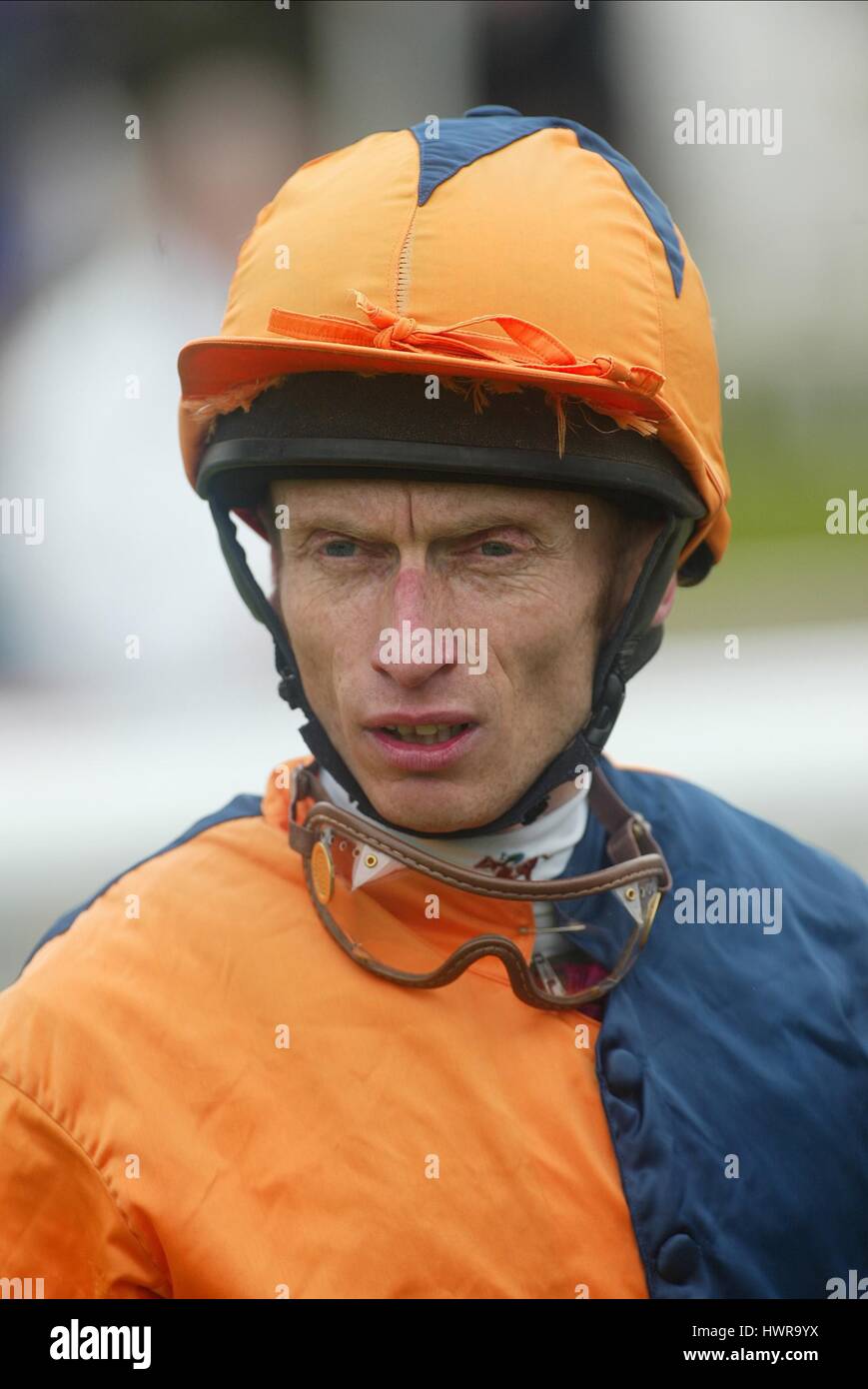 DALE GIBSON JOCKEY YORK RACECOUSRE YORK ENGLAND 13 May 2004 Stock Photo ...