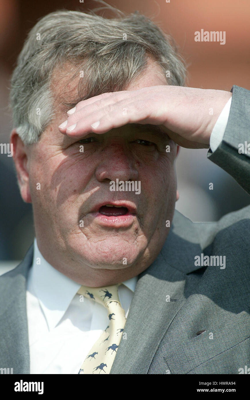 SIR MICHAEL STOUTE RACE HORSE TRAINER NEWMARKET RACECOURSE NEWMARKET 15 ...