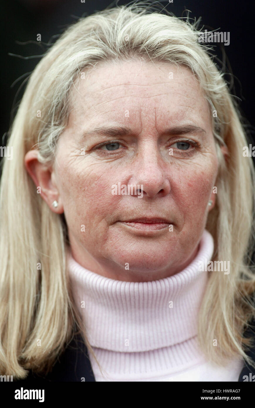 SUE SMITH RACE HORSE TRAINER CHELTENHAM RACECOURSE CHELTENHAM ENGLAND ...