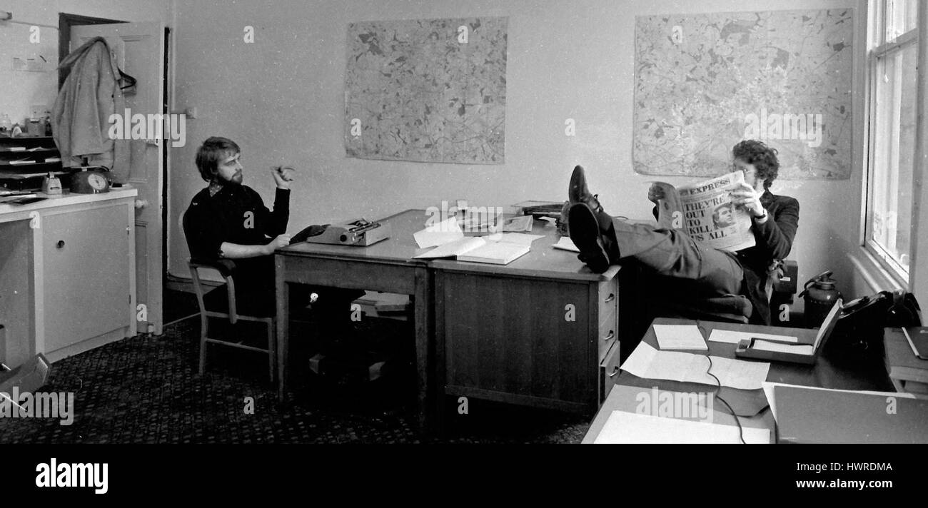 1970s office black and white Black and White Stock Photos & Images - Alamy