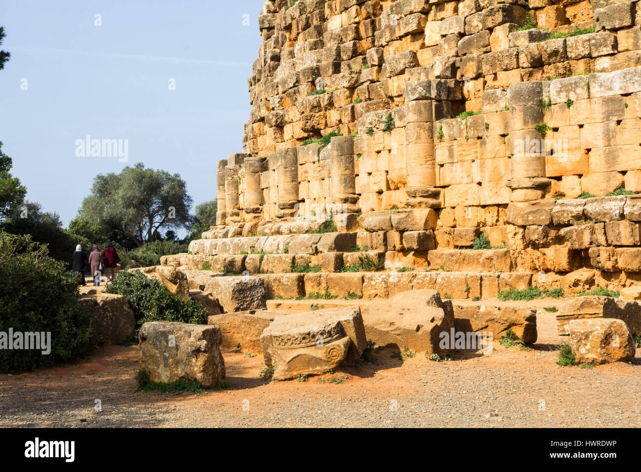 Royal Mausoleum of Mauretania in Algeria, a funerary monument built in ...