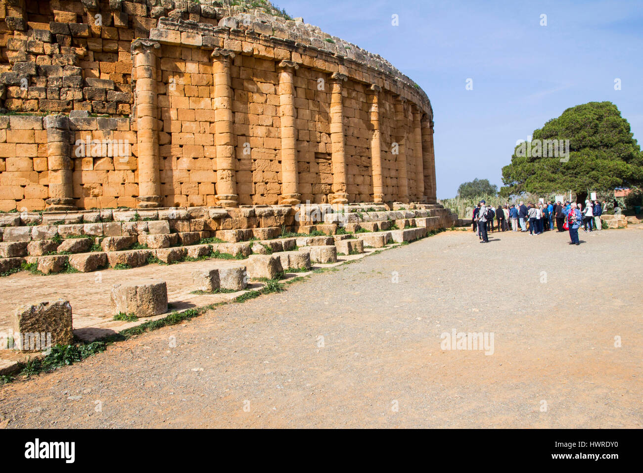 Royal Mausoleum of Mauretania in Algeria, a funerary monument built in ...