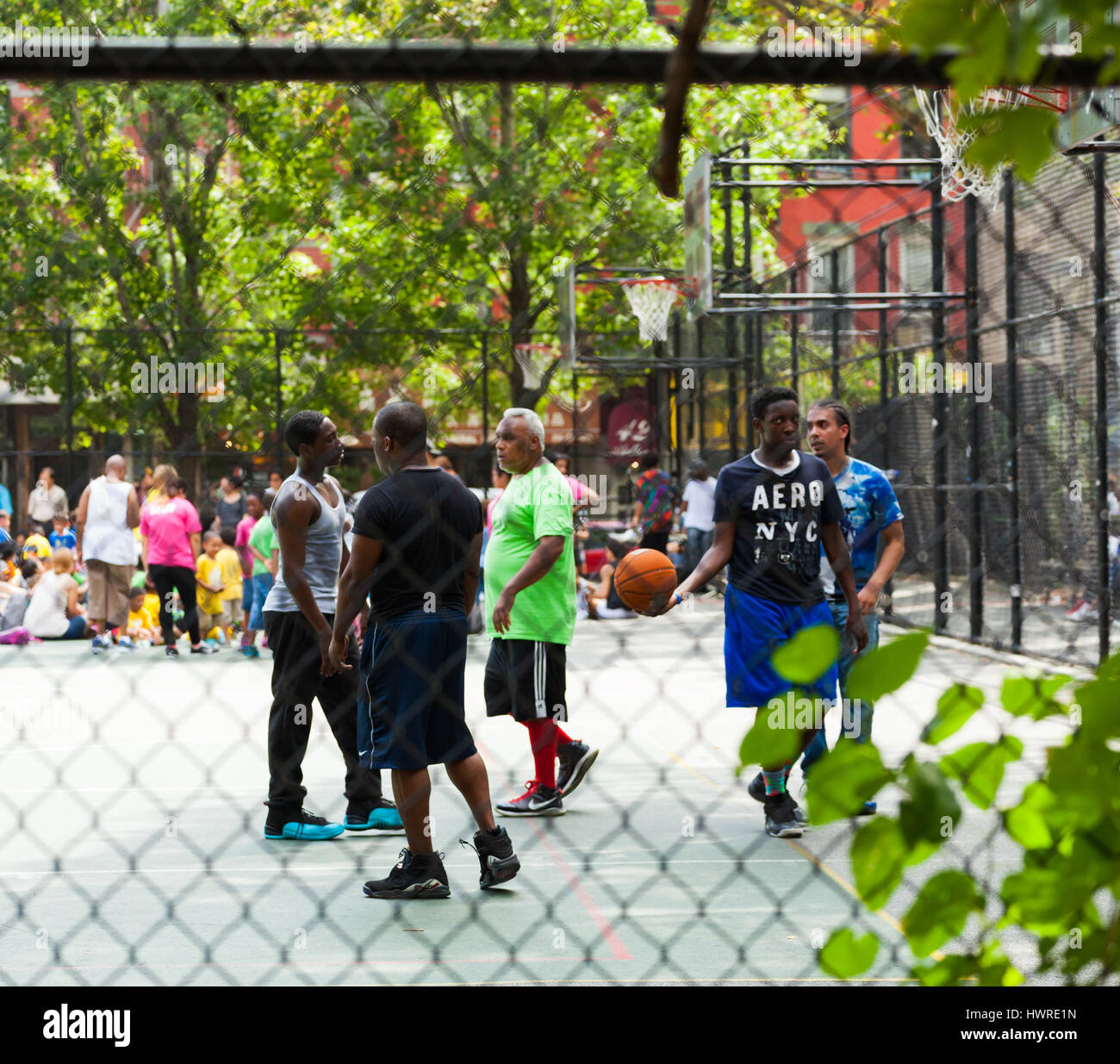 New York City, Usa - July 07, 2015: Young african americans in action ...