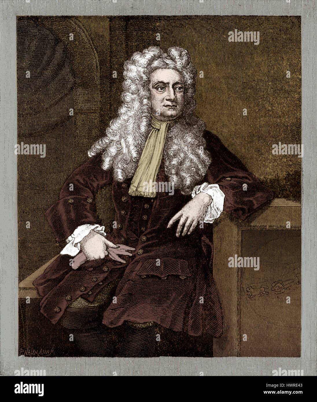 Sir isaac newton portrait hi-res stock photography and images - Alamy