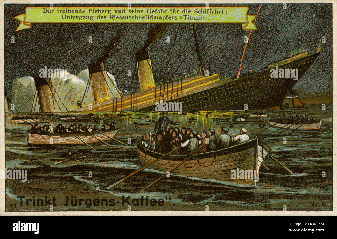 Rms titanic maiden voyage hi-res stock photography and images - Alamy