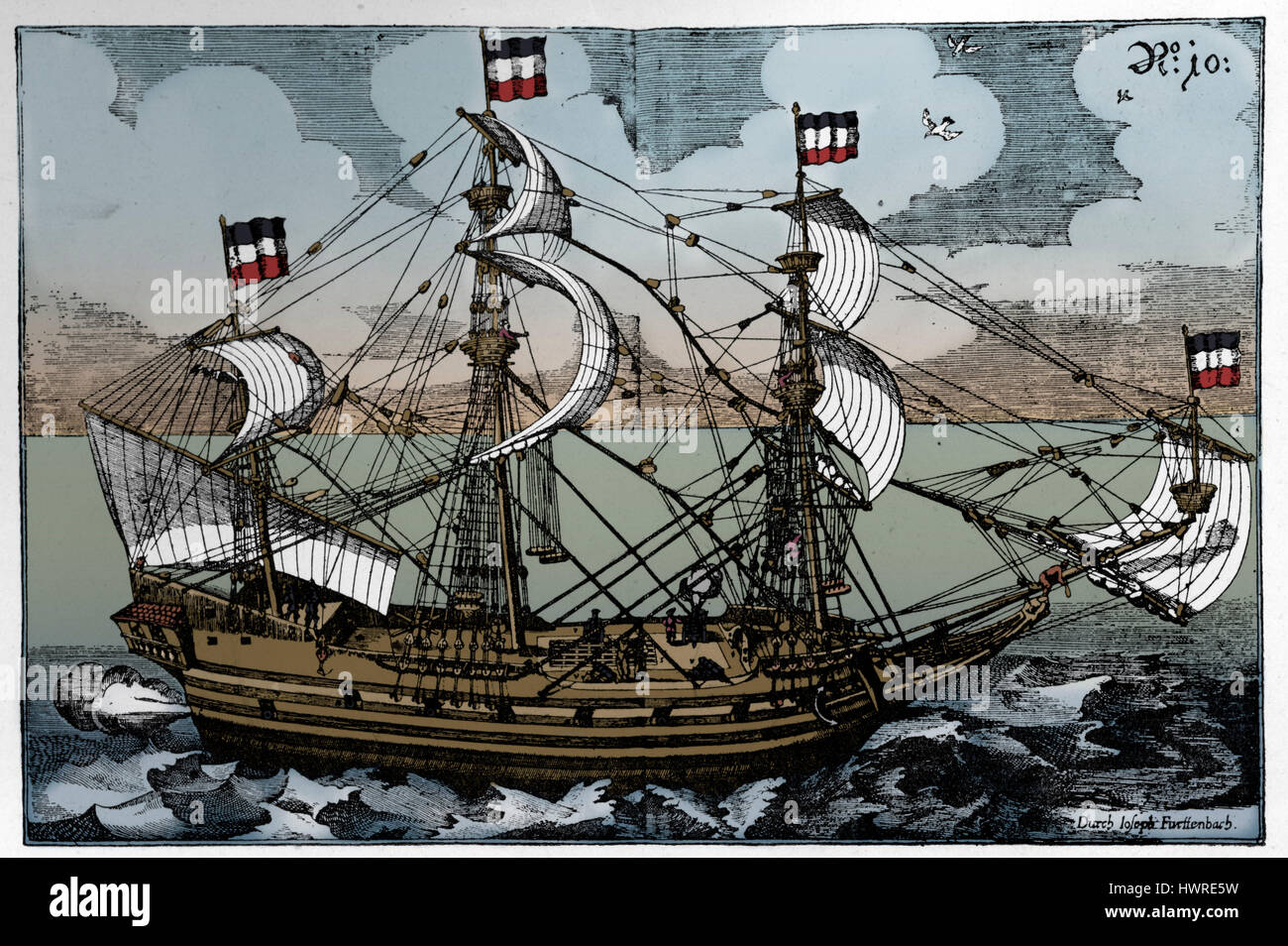 Galeasse - ketch used by pirates in 17th century. Both a sailing ship ...