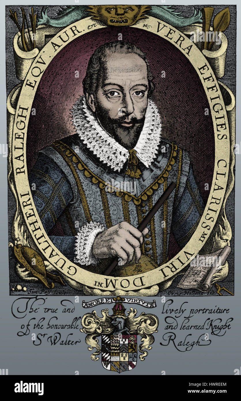 Sir walter raleigh 1552 1618 hi-res stock photography and images - Alamy
