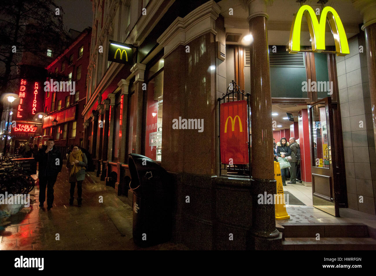 Soho walking horizontal hi-res stock photography and images - Alamy