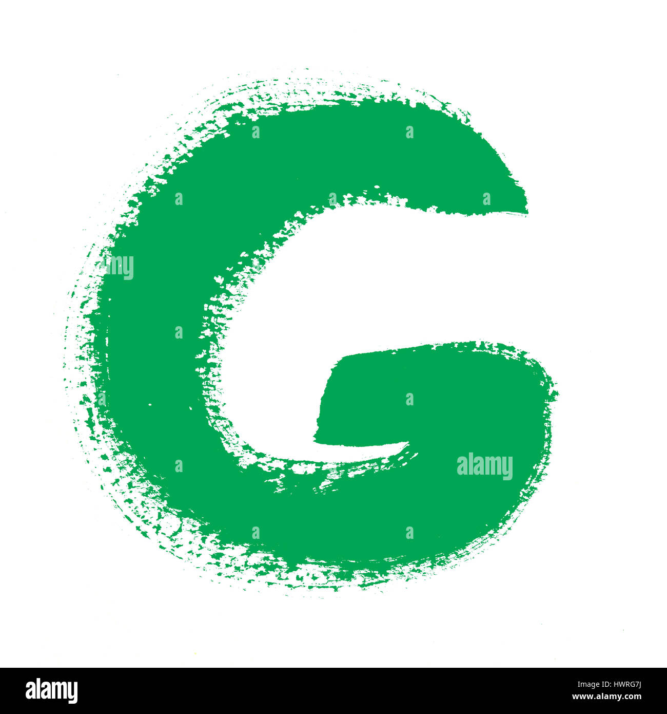 G - Colorful alphabet isolated over the white background Stock Photo ...