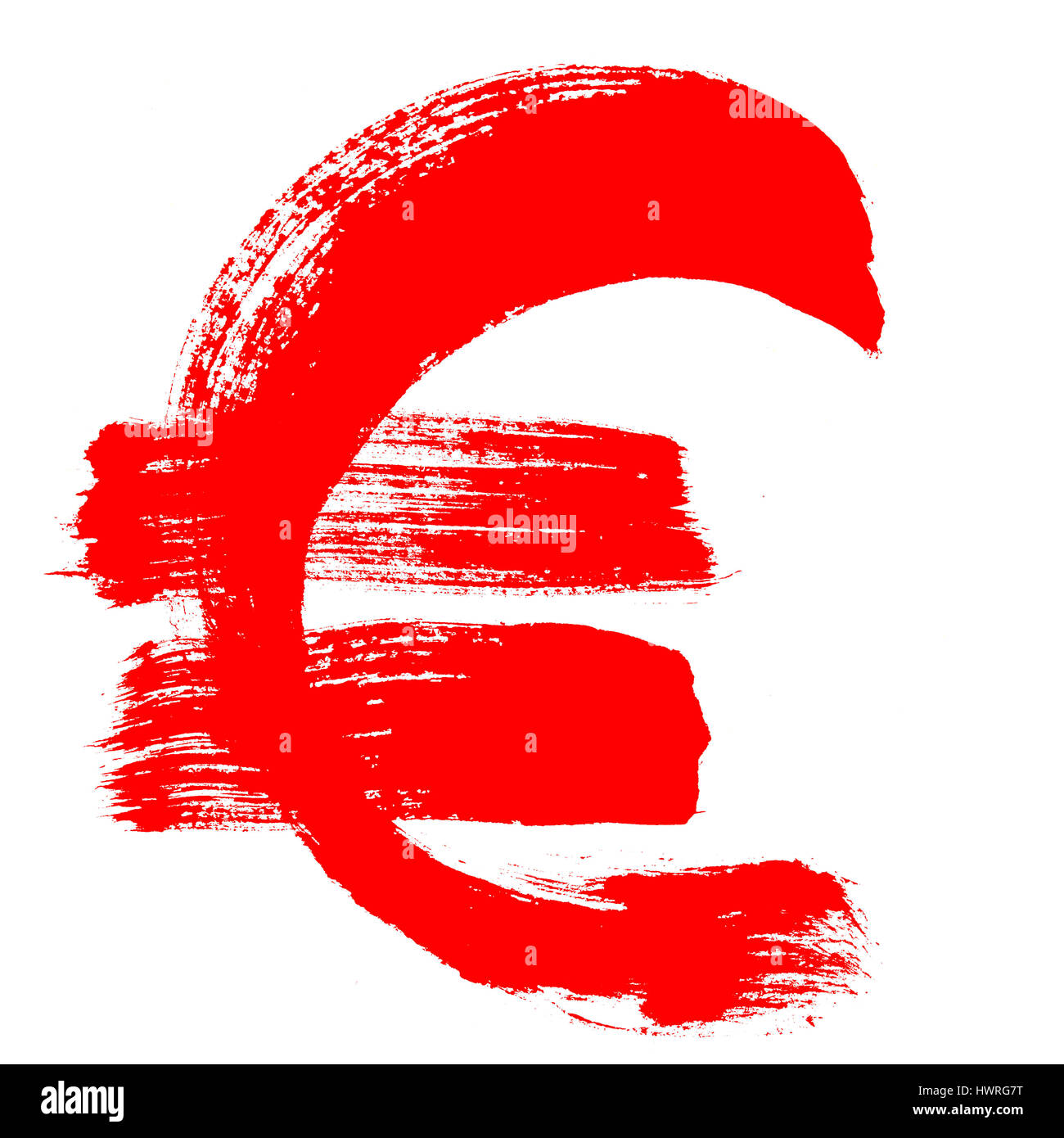 Colorful alphabet - euro sign over the white background Stock Photo - Alamy